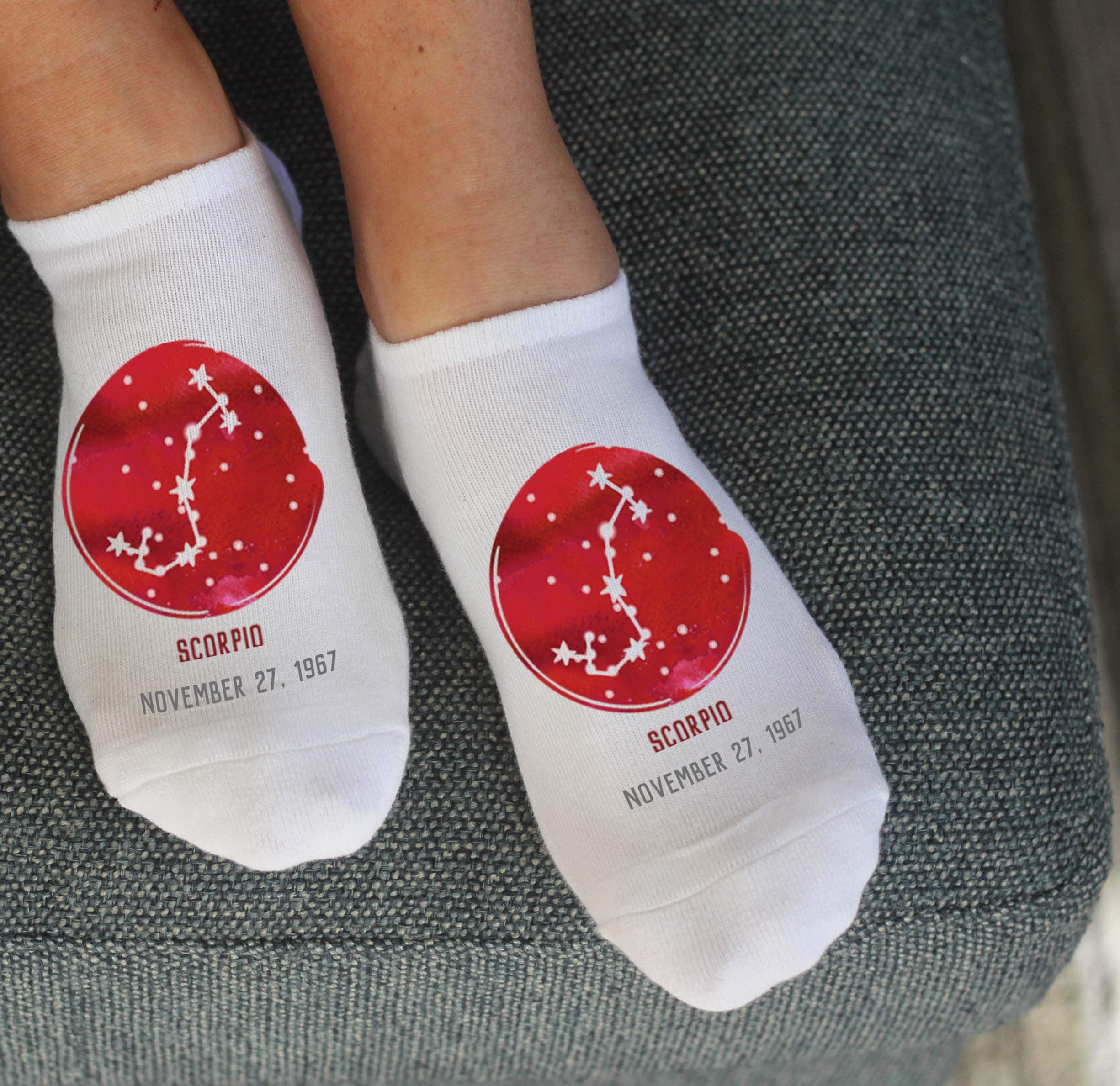 Custom Printed Socks for Zodiac Gift Personalized Socks With a | Etsy