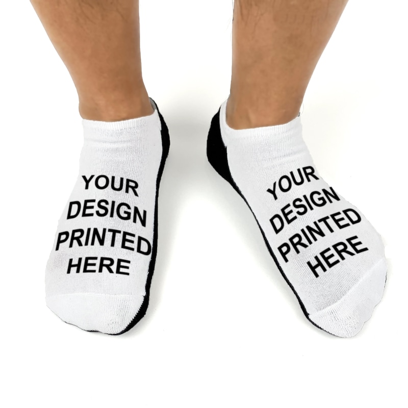 Custom Grip Socks No Show - Etsy