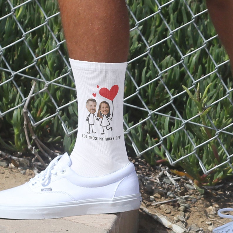 Personalized Photo Socks, Custom Face Socks, Valentine's Day Gift - Etsy