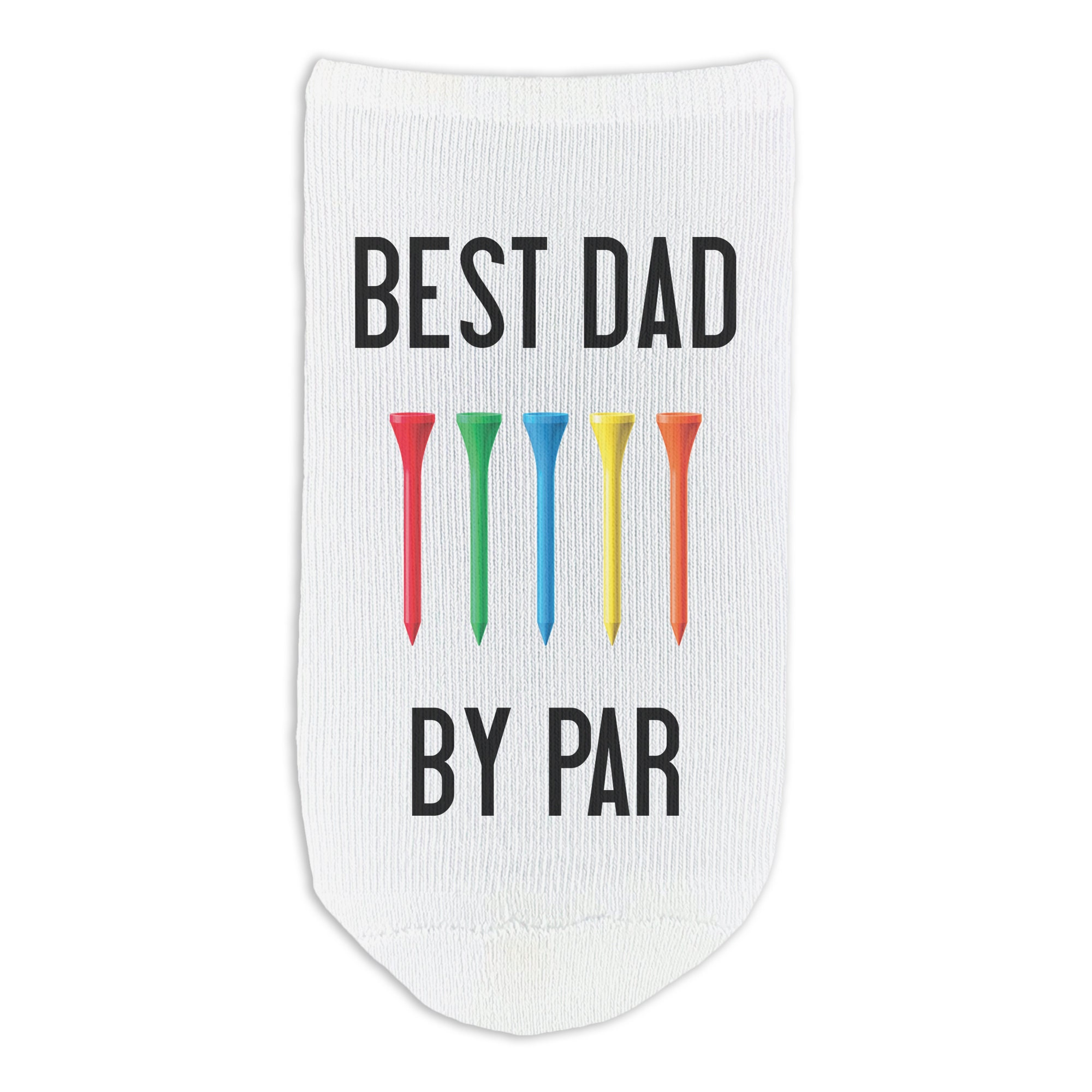 Fun Golf Socks for Dad Best Dad by Par Golf Socks for a | Etsy