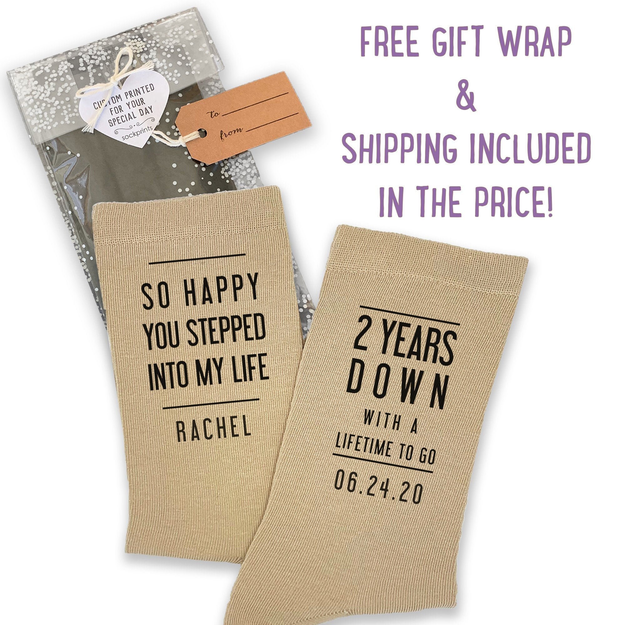 Two Year Anniversary Cotton Gift for Hubby 2nd Anniversary | Etsy