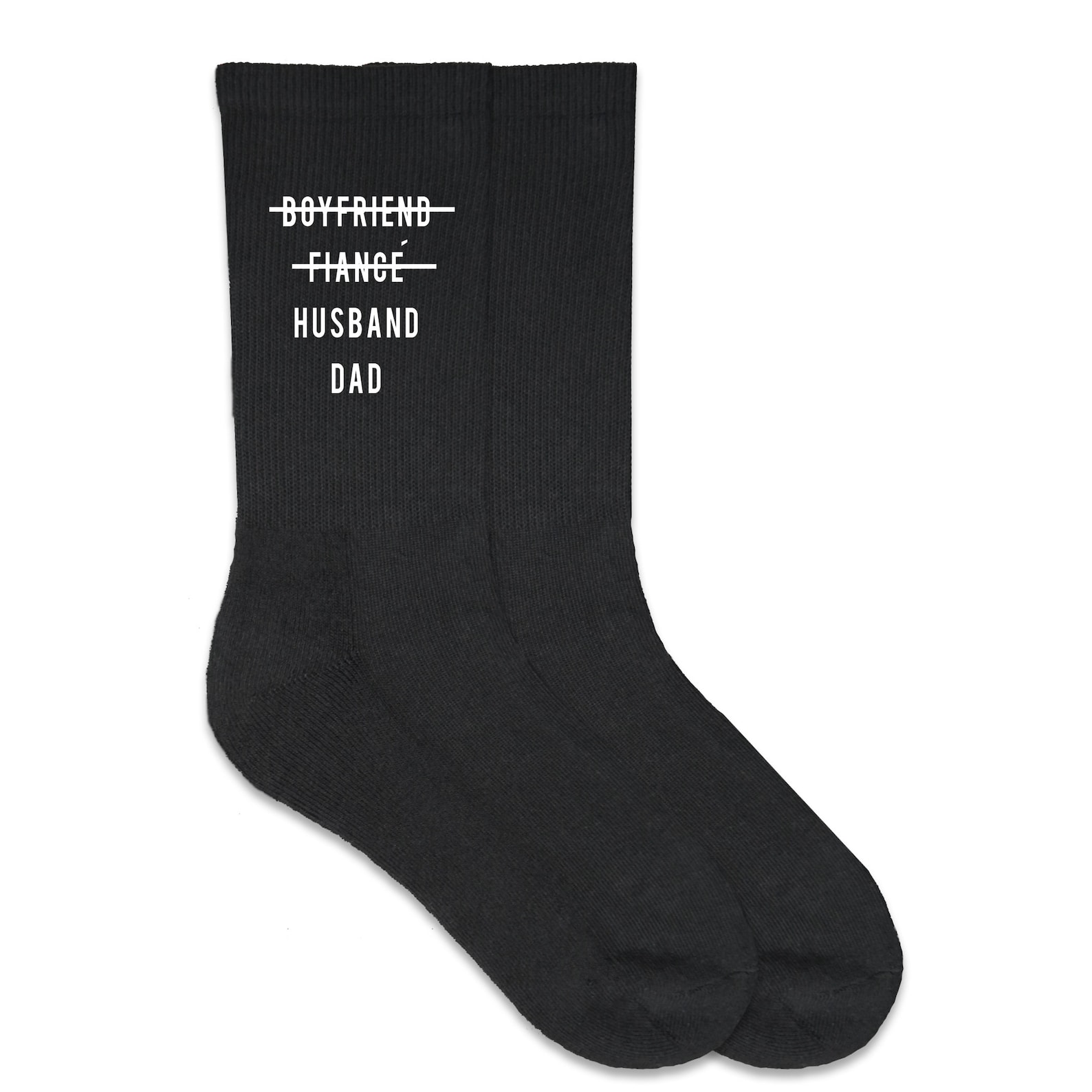 Funny Dad Socks, Father's Day Gift, Printed Cotton Blend Crew Socks - Etsy