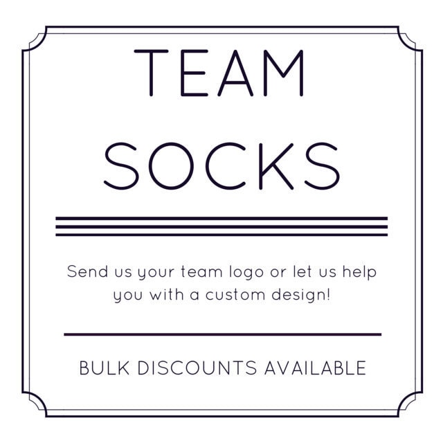 Custom Printed Socks for Sports Teams Personalized Socks With - Etsy Canada