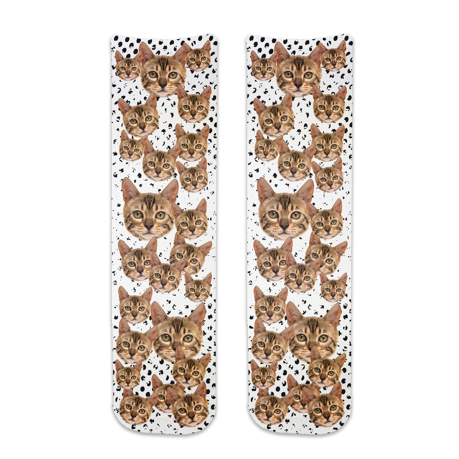 Customized Cat Face Socks Cat Lover Gift Idea Custom Cat - Etsy