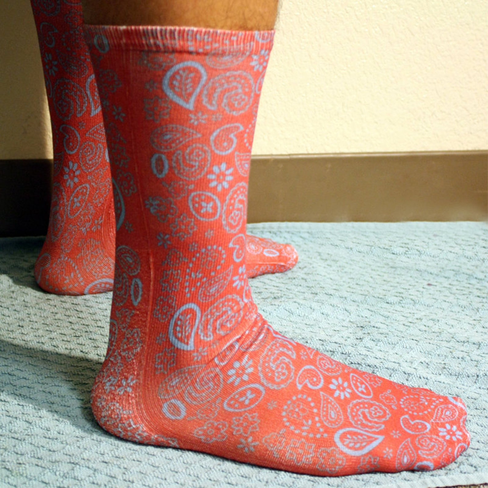 Full Print Custom Printed Socks You Design Personalized Socks | Etsy