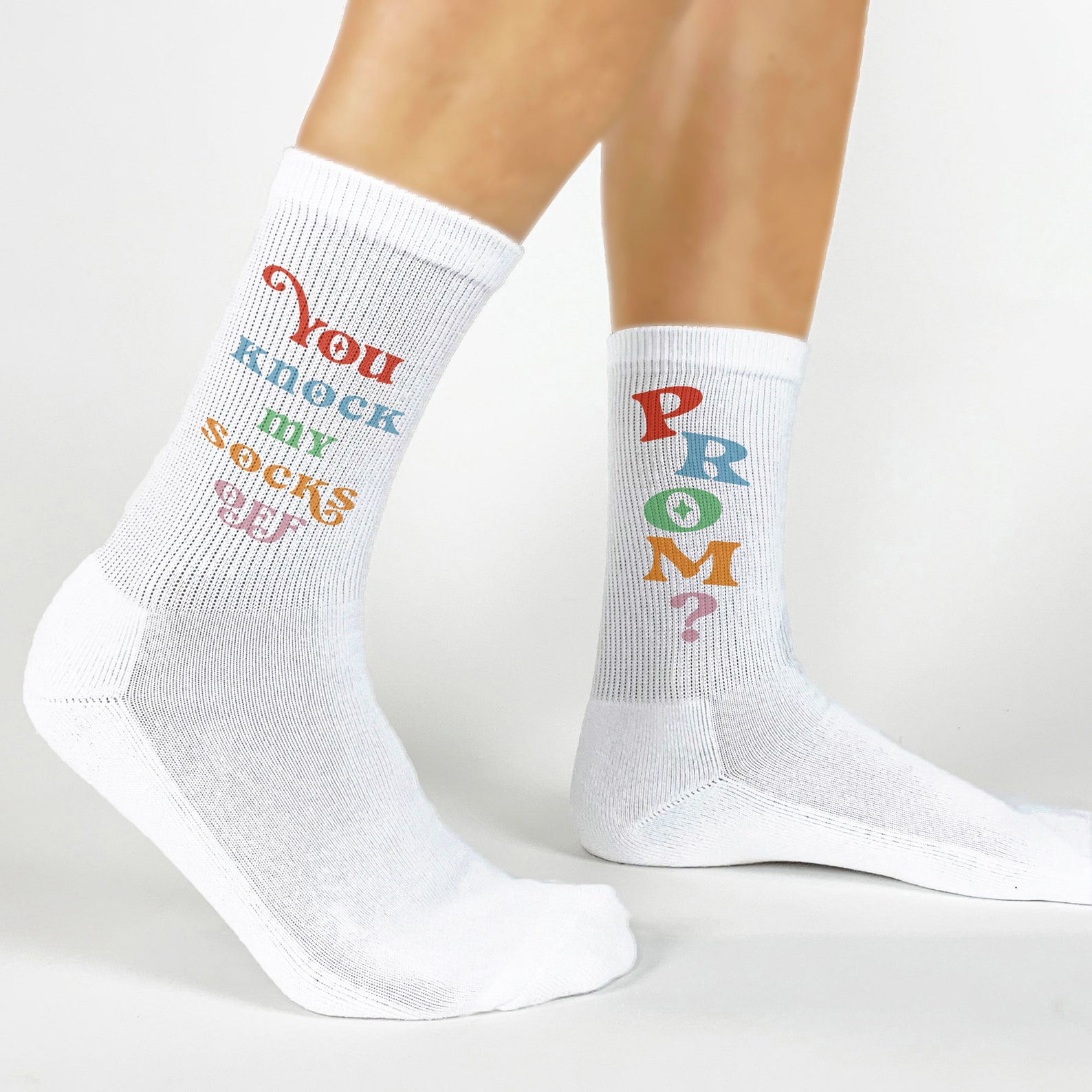 Fun Promposal Socks You Knock My Socks off Prom Proposal - Etsy