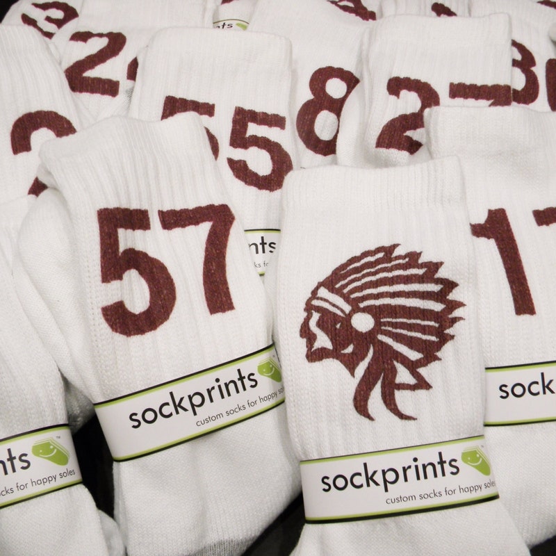 Printed Socks - Etsy