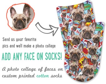 Your Photo Printed on Socks Custom Photo Socks Personalized | Etsy