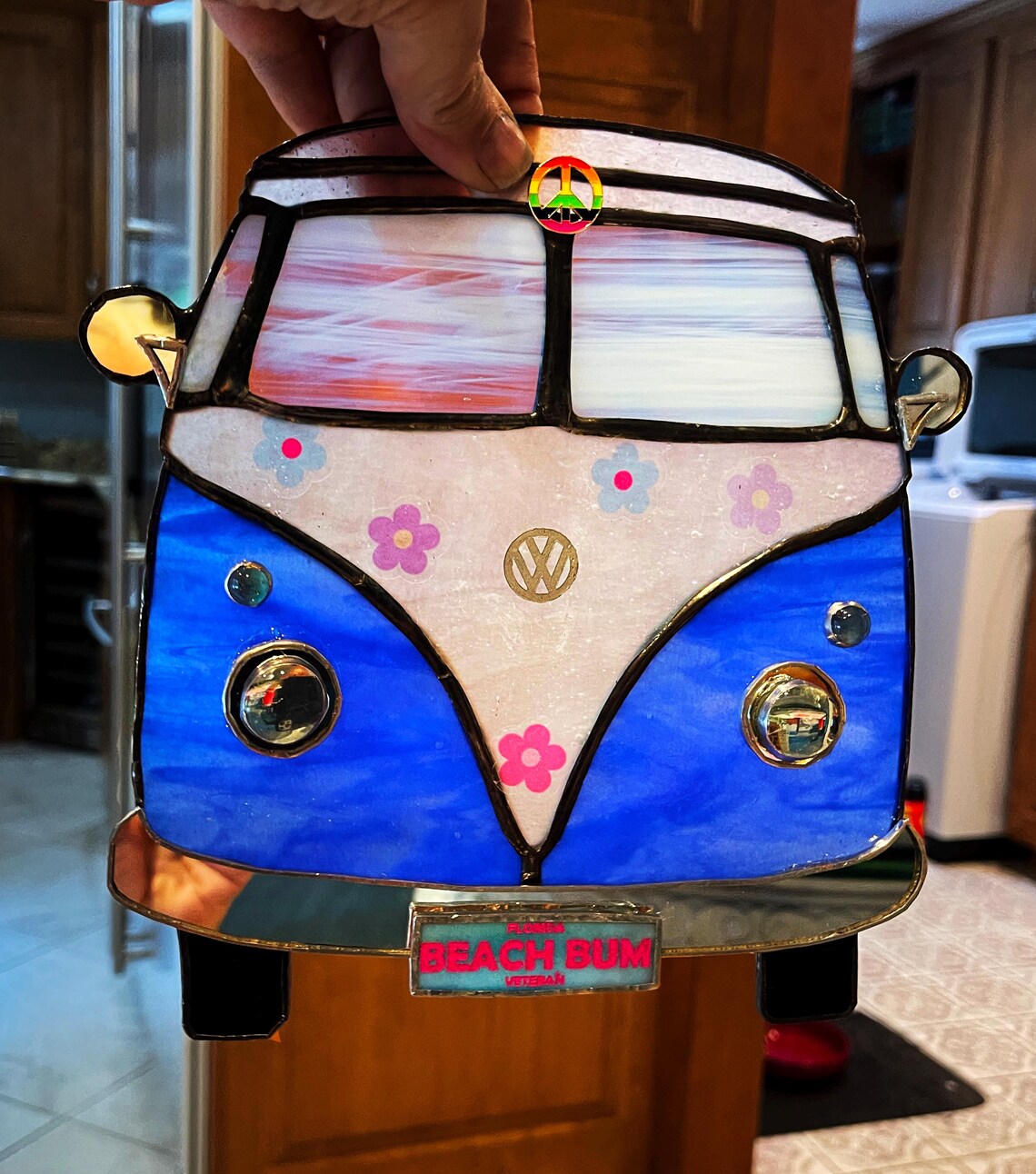 Stained Glass VW Bus - Etsy