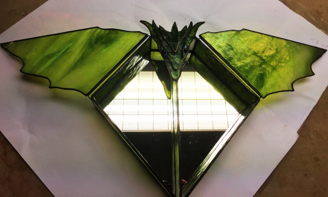 JEWELRY BOX - Stained Glass Dragon Jewelry Box - Etsy