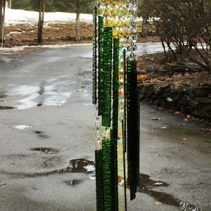 WIND CHIME - Graduated Spiral Green Wind Chime - Etsy