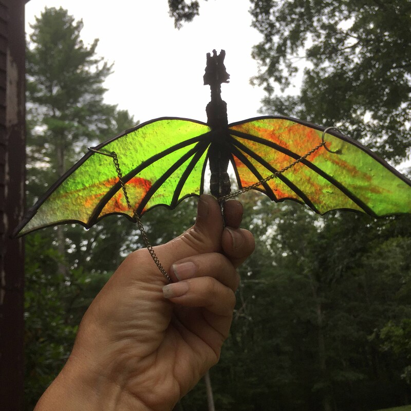 Stained Glass Dragon - Etsy