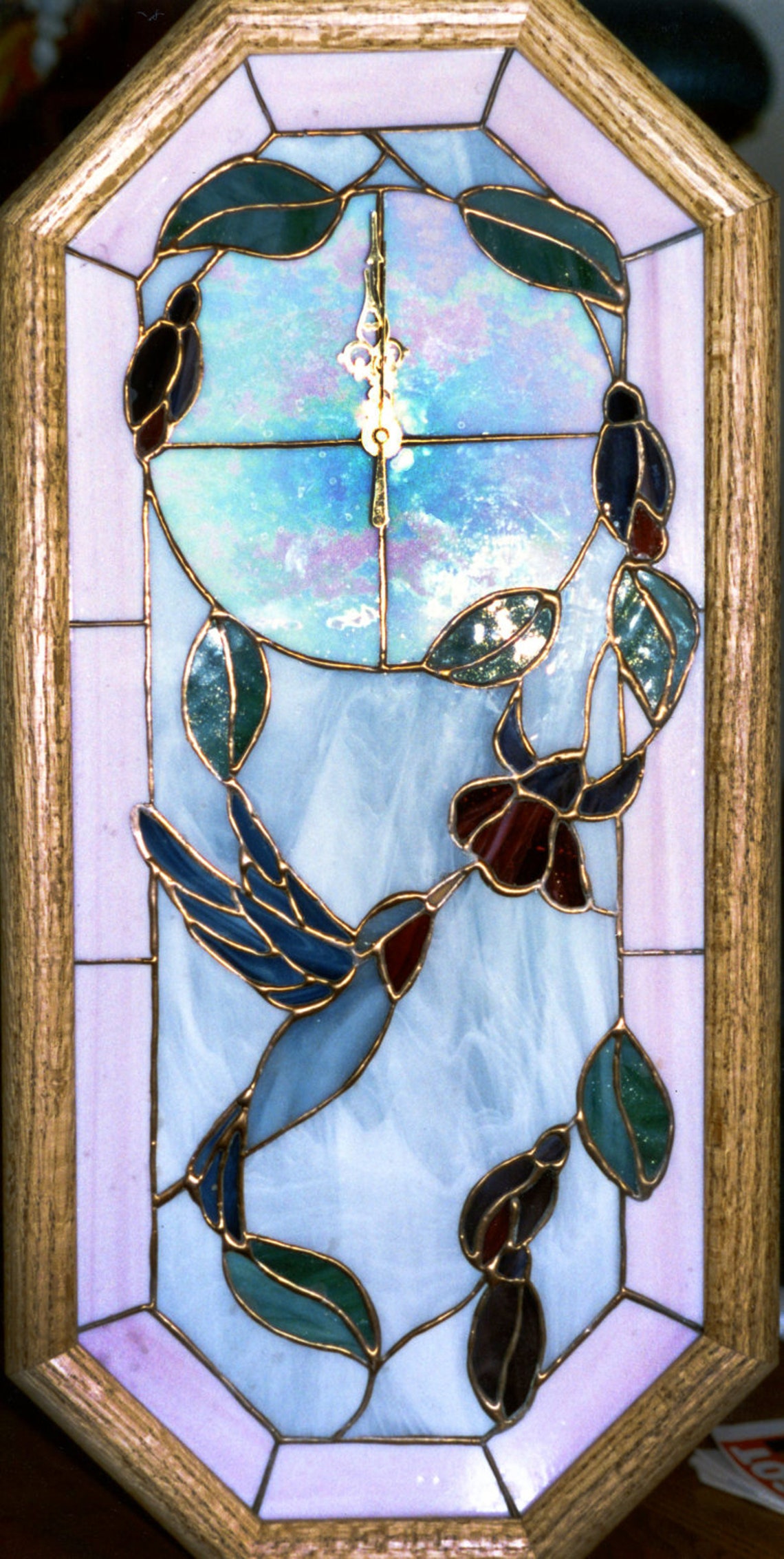 Custom Stained Glass Clocks - Etsy