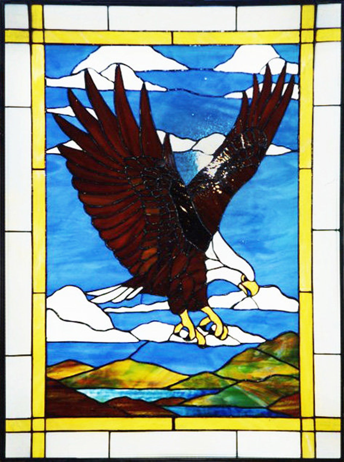 Custom Stained Glass Panels Favorite animal or place | Etsy