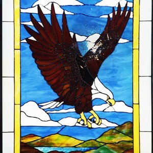 Custom Stained Glass Panels Favorite Animal or Place - Etsy