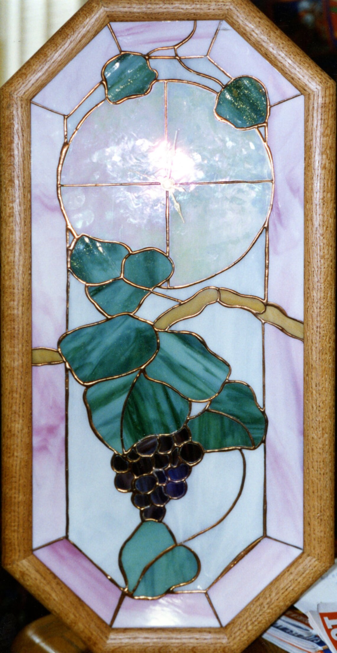 Custom Stained Glass Clocks - Etsy