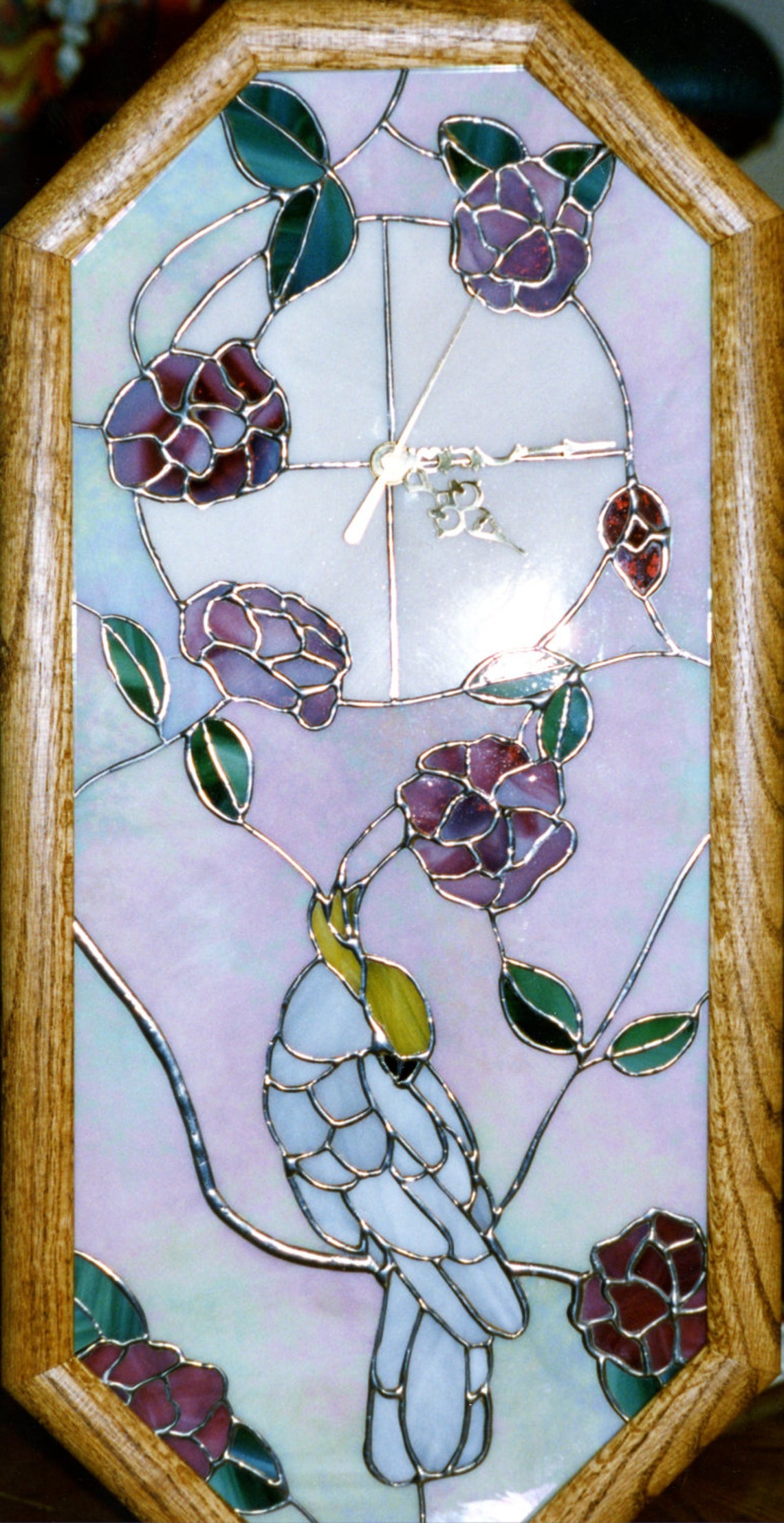 Custom Stained Glass Clocks - Etsy