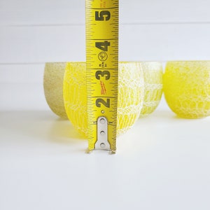 Mid Century Spaghetti String Roly Poly Glass Set of 4 | Mid Century ...