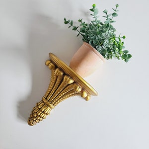 Vintage Italian Wall Shelf | Gilded Shelf | Decorative Gold Shelf ...
