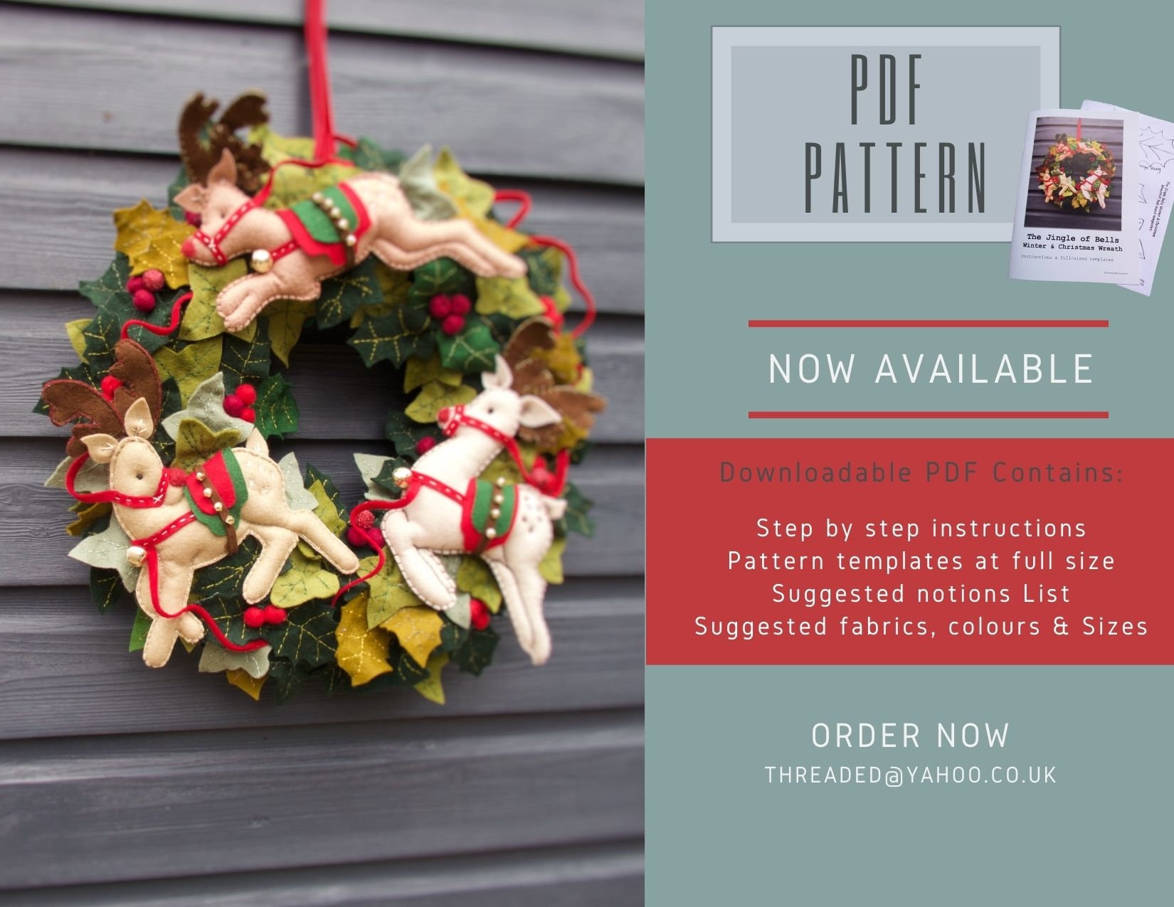 PDF SEWING PATTERN The Jingle of Bells Winter & Christmas | Etsy