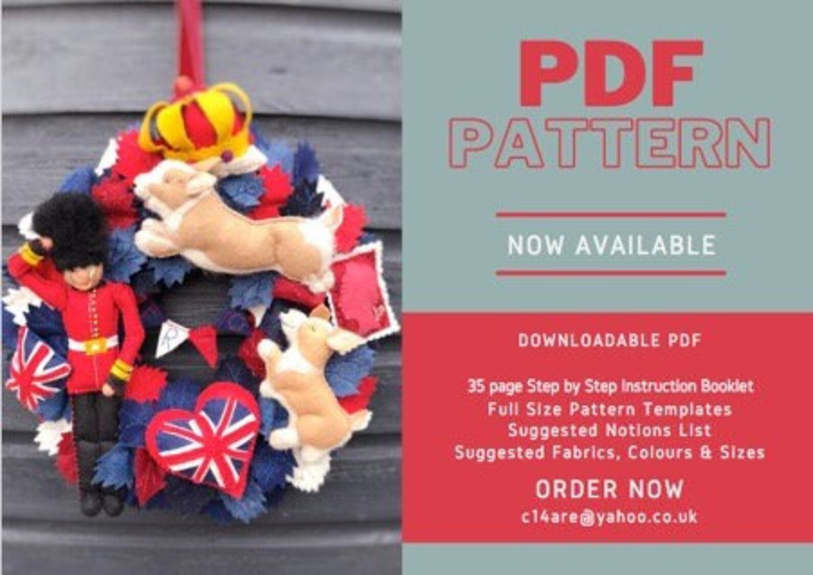 PDF SEWING PATTERN the Queens Platinum Jubilee Celebration - Etsy