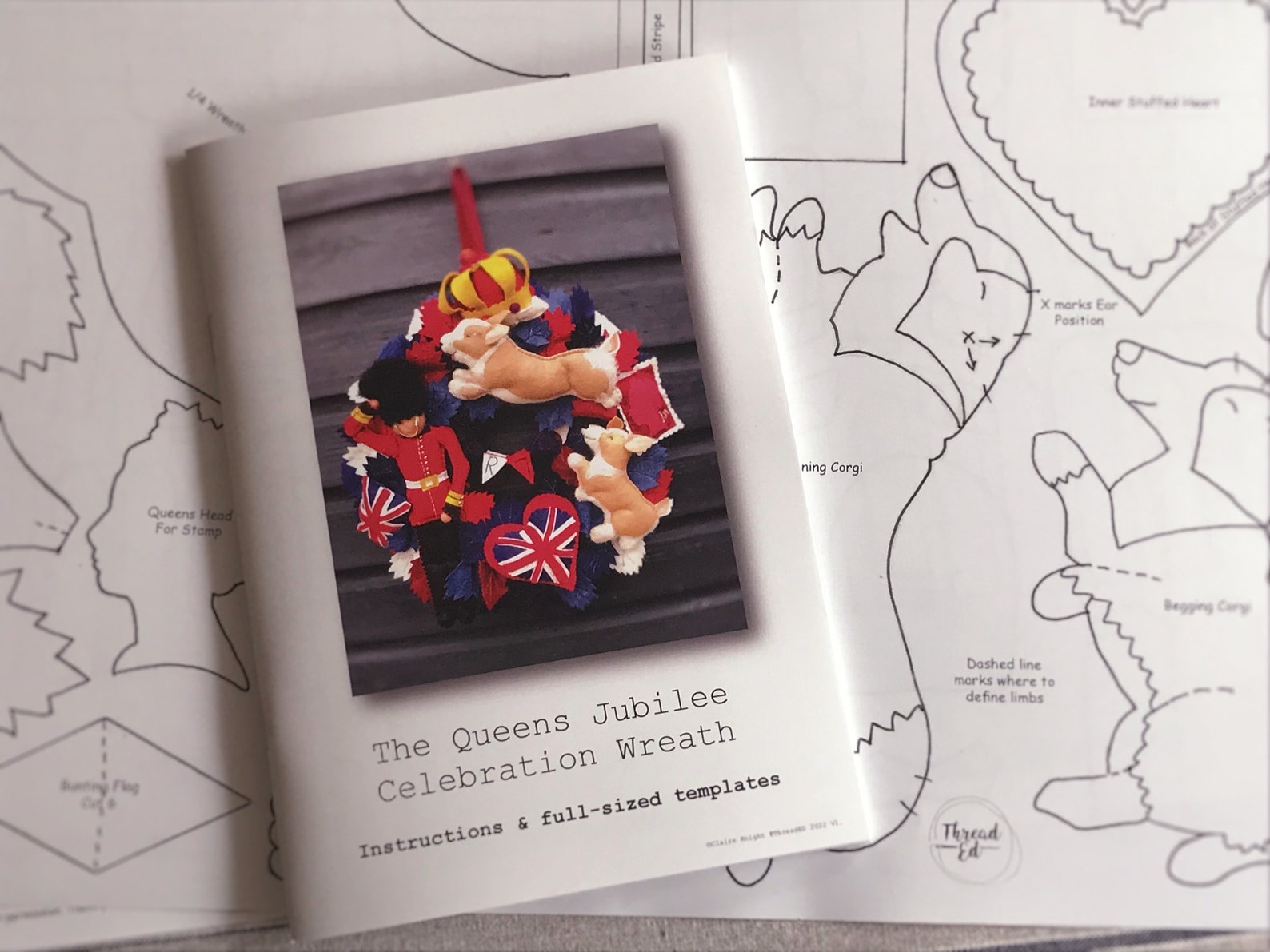 PDF SEWING PATTERN the Queens Platinum Jubilee Celebration - Etsy