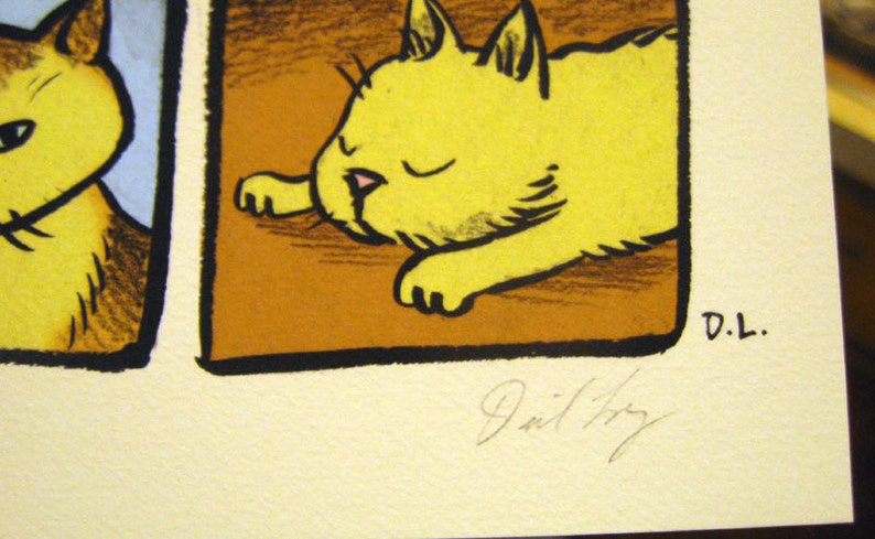 Do Cats Believe in God 9 X 12 COLOR Giclee Print by Lasky - Etsy