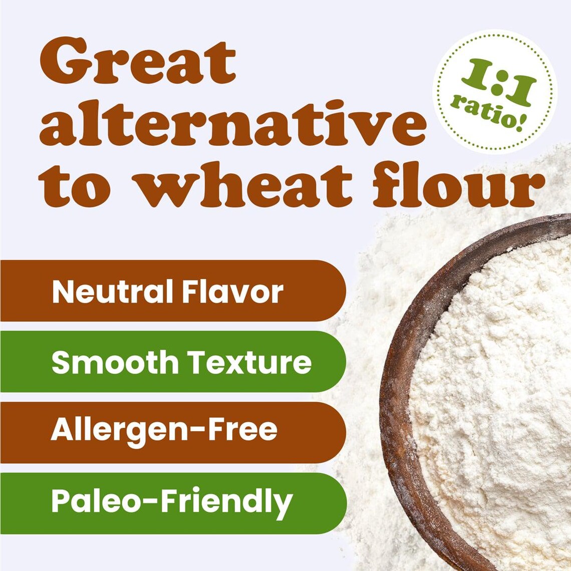 Organic Tapioca Flour – Non-gmo Finely Ground Tapioca Starch. All ...