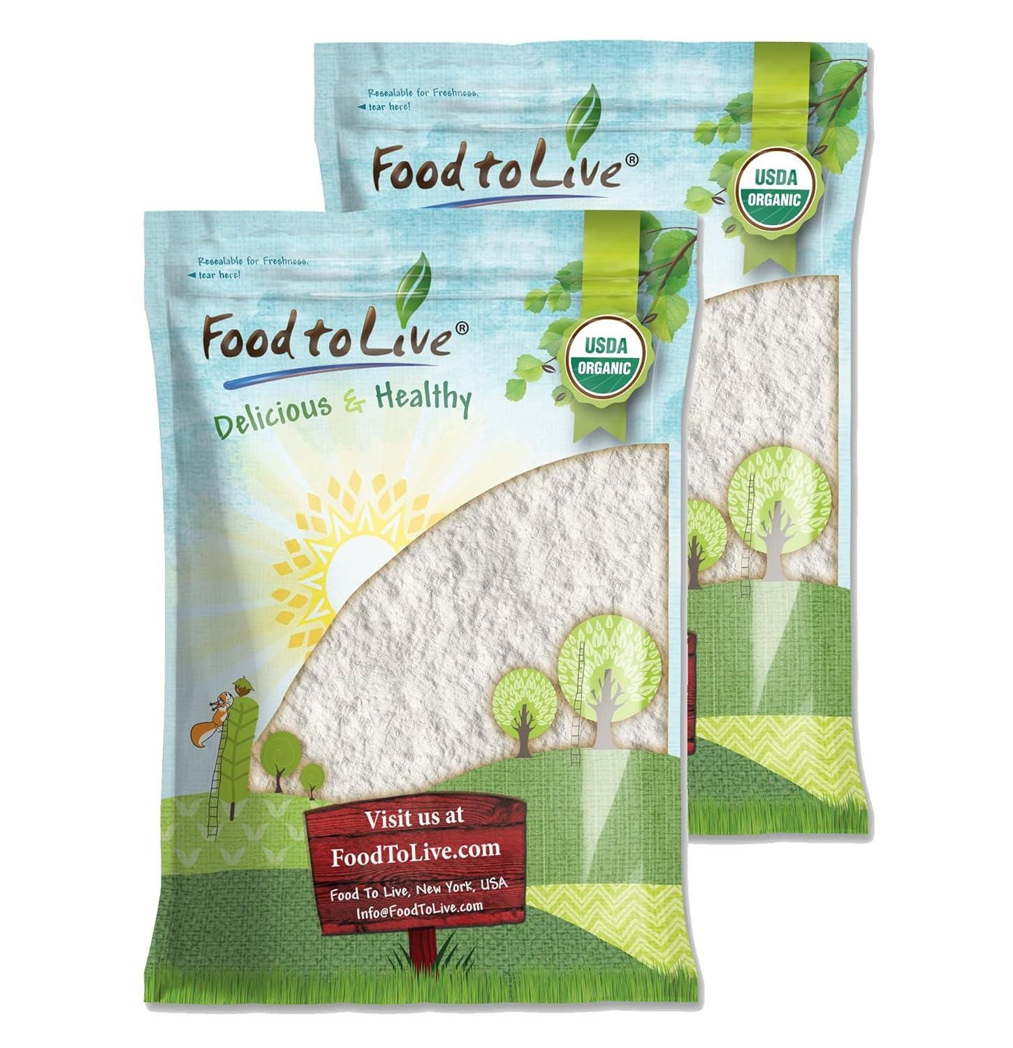 Organic Tapioca Flour – Non-gmo Finely Ground Tapioca Starch. All ...