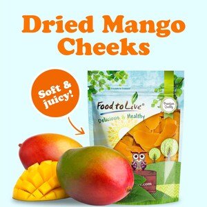 Dried Mango Cheeks — Premium Quality, Unsweetened, Unsulfured, and ...