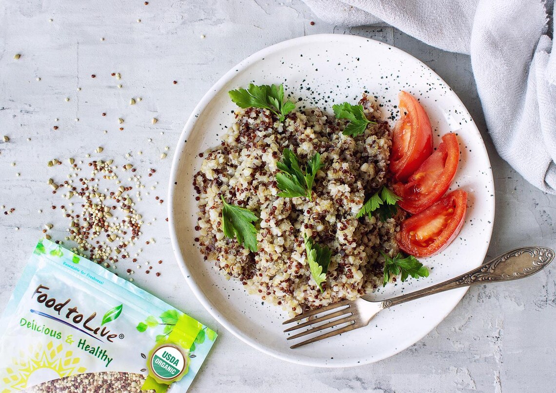 Organic Super Grains Blend — A Mix of Millet, Buckwheat, Red and White ...