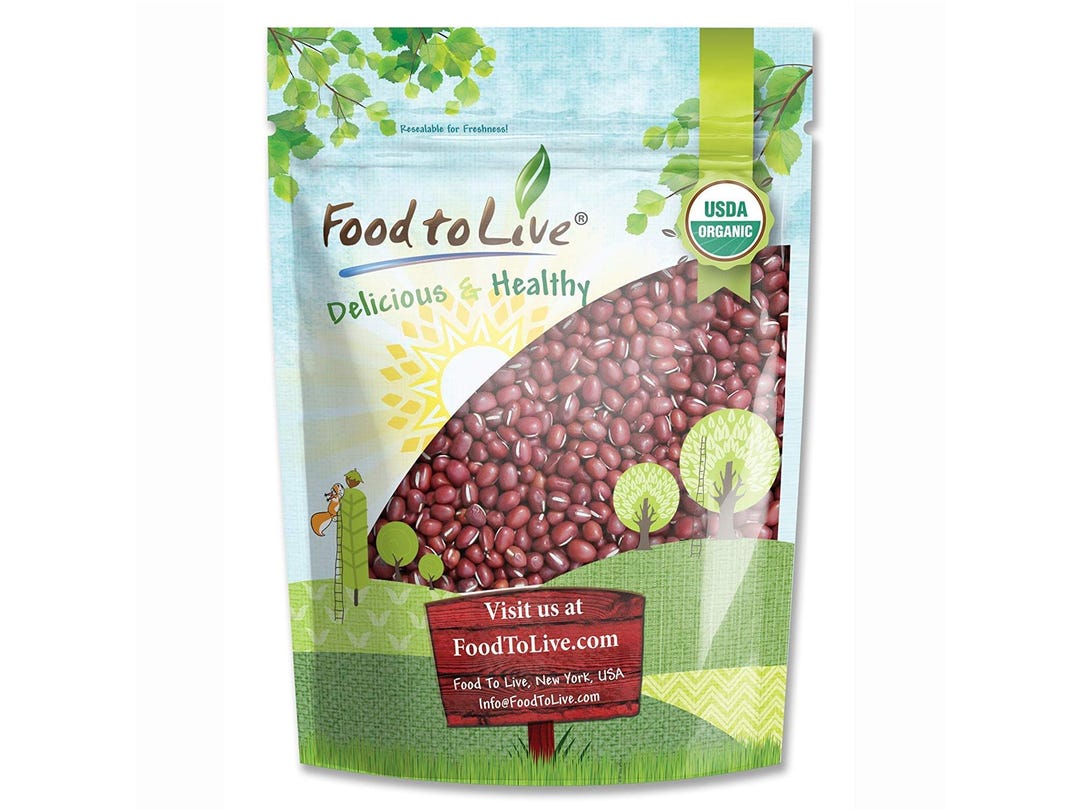 Organic Adzuki Beans Whole Raw Dried Azuki Beans red Mung Beans, Non ...