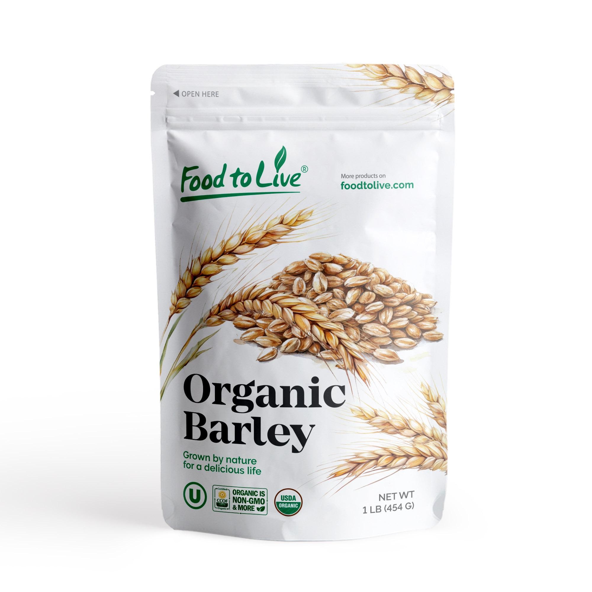 Organic Hulled Barley - Non-gmo, Kosher, Raw, Bulk Grain, Product of ...