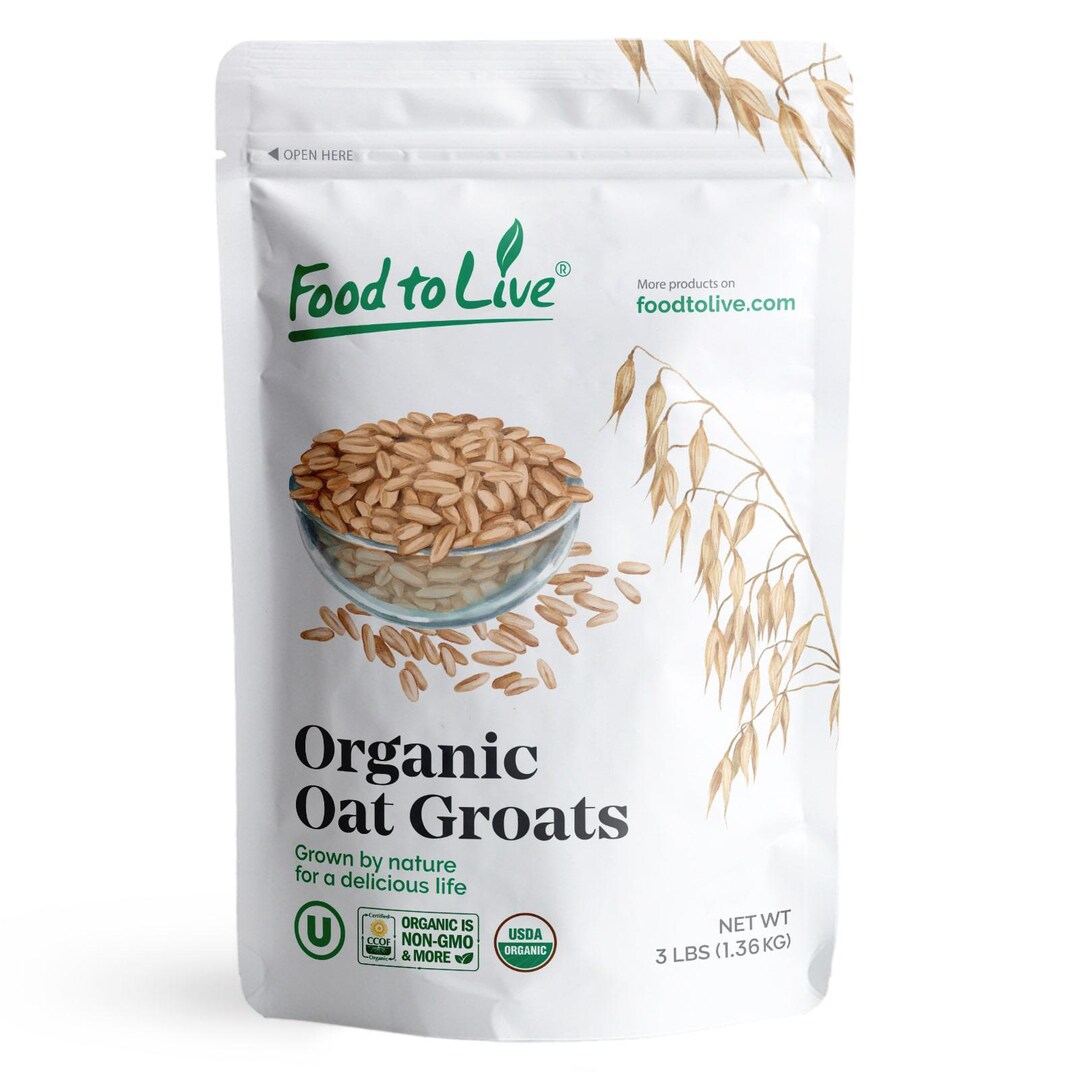 Organic Steel Cut Oats — 100% Whole Grain Irish Oats, Non-gmo Cereal ...