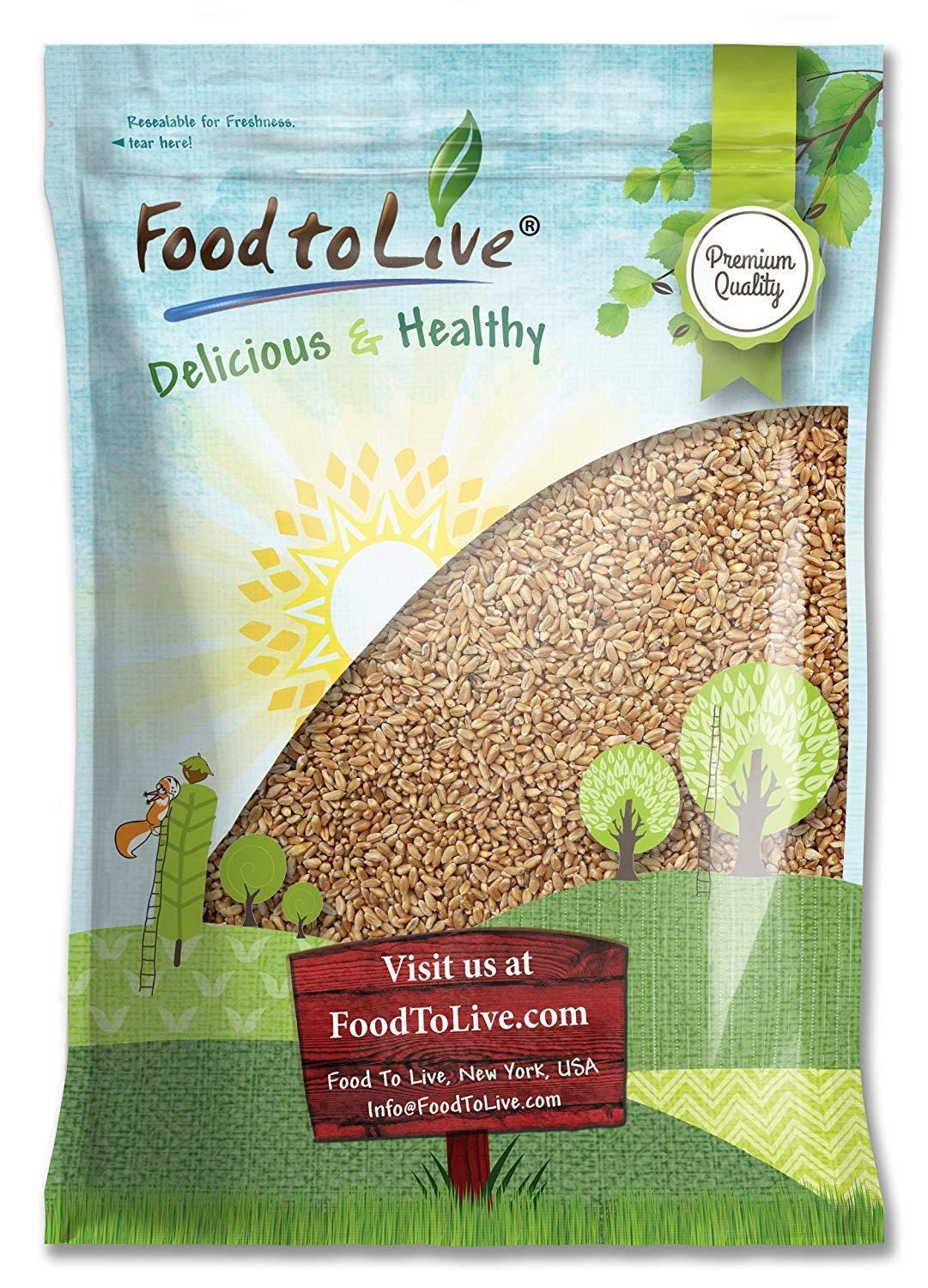 Hard Red Wheat Berries — Sprouting for Wheatgrass, Kosher, Raw, Vegan ...