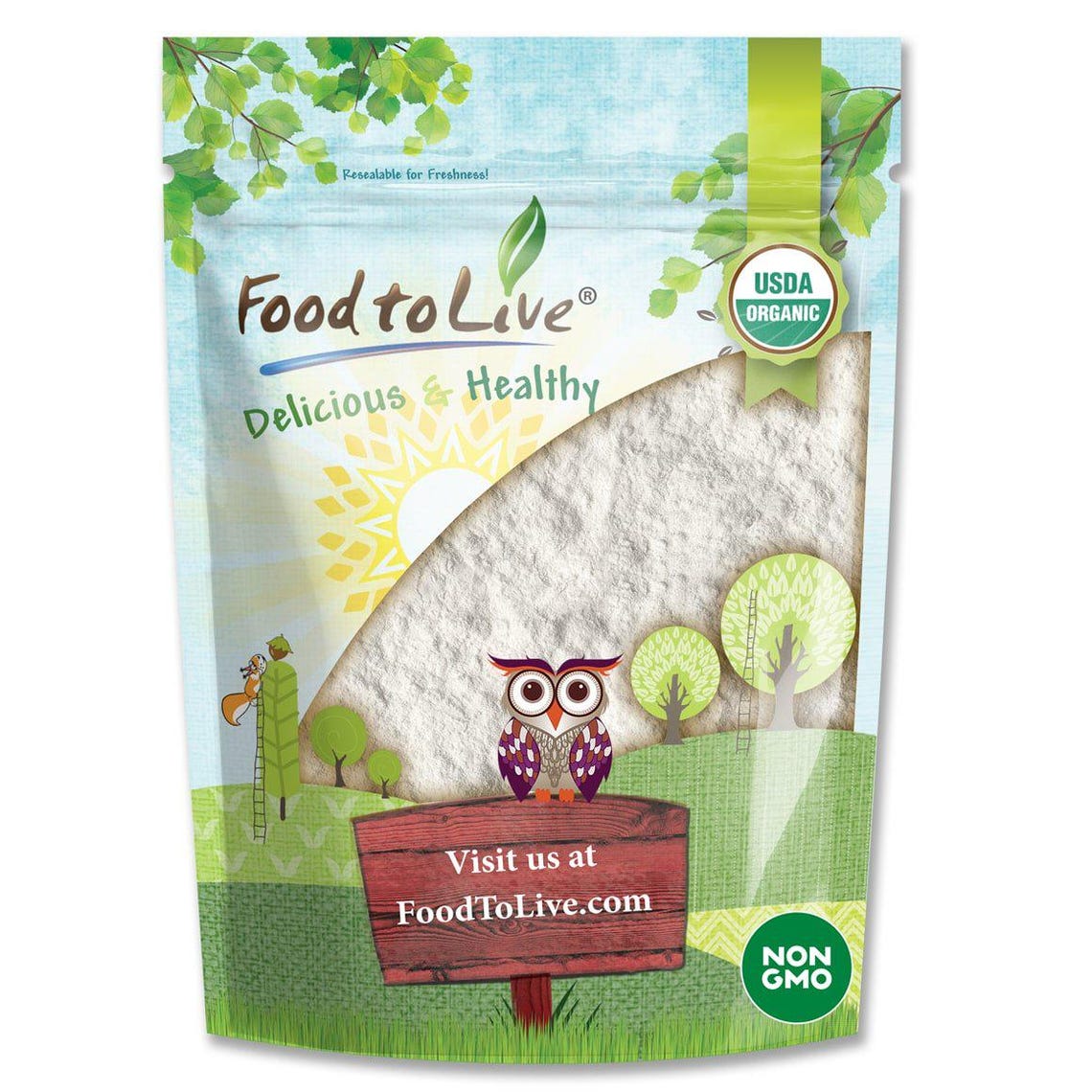 Organic Tapioca Flour – Non-gmo Finely Ground Tapioca Starch. All ...