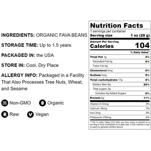 Organic Fava Bean Flour Non-gmo, Finely Ground, Pure, Raw, Vegan Powder ...