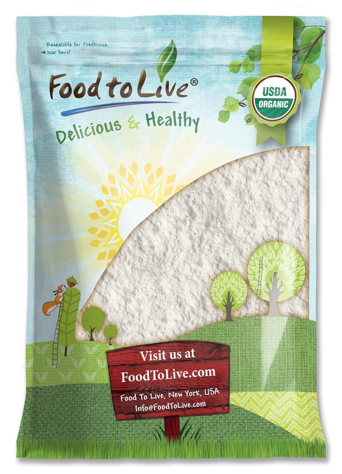 Organic Tapioca Flour – Non-gmo Finely Ground Tapioca Starch. All ...