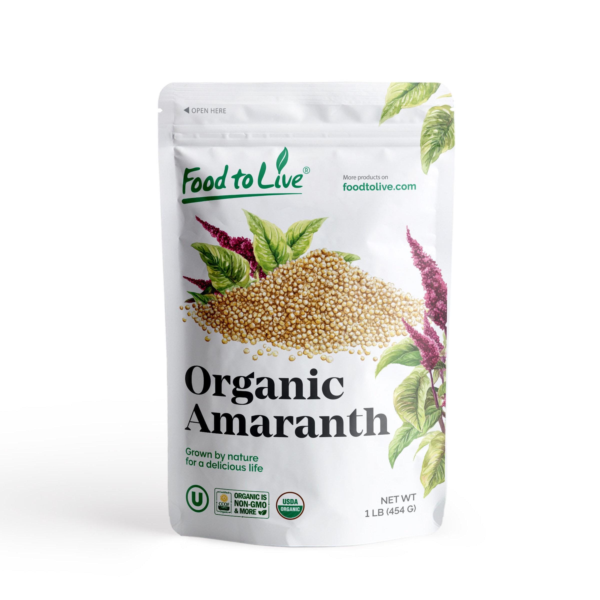 Organic Amaranth Flakes — Non-gmo Pressed Amaranth Seeds, Vegan, Kosher ...