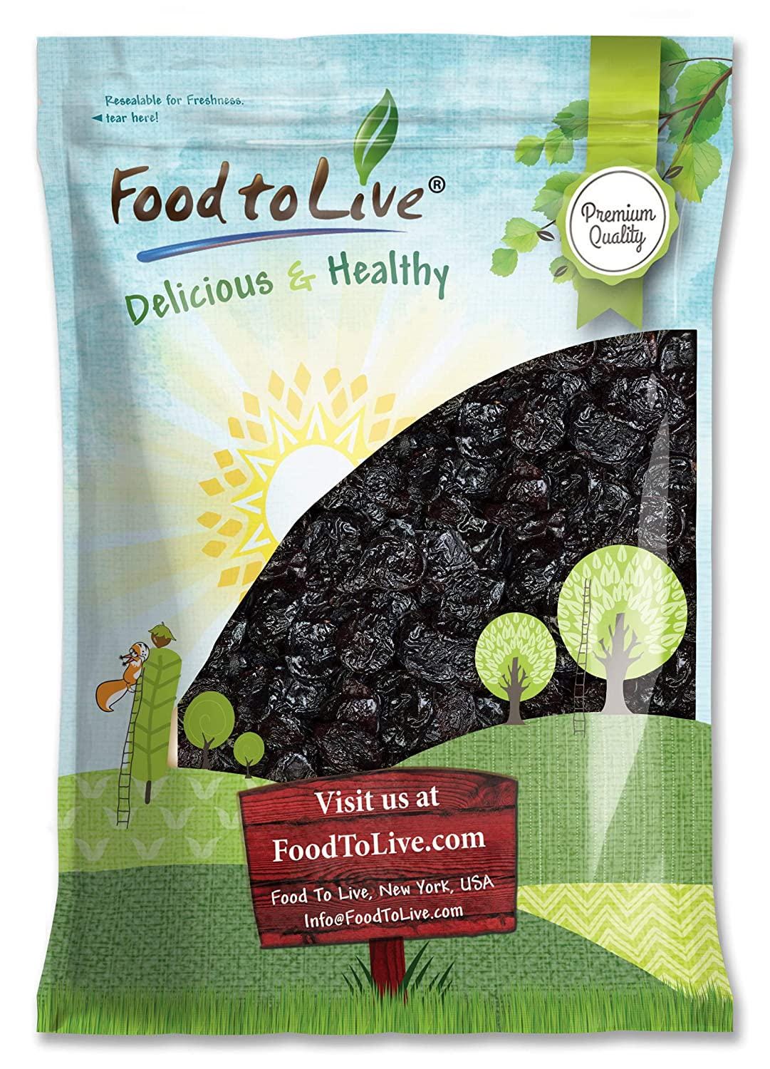 Pitted Prunes — Whole Dried Plums, Unsulfured, Unsweetened, Non-infused ...