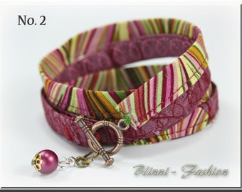 Fabric wrap bracelet | Etsy