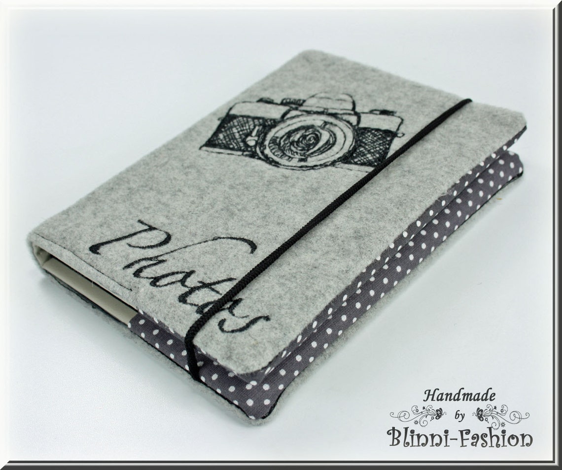 Photo Album With Embroidered Camera for 24 Pictures Light - Etsy