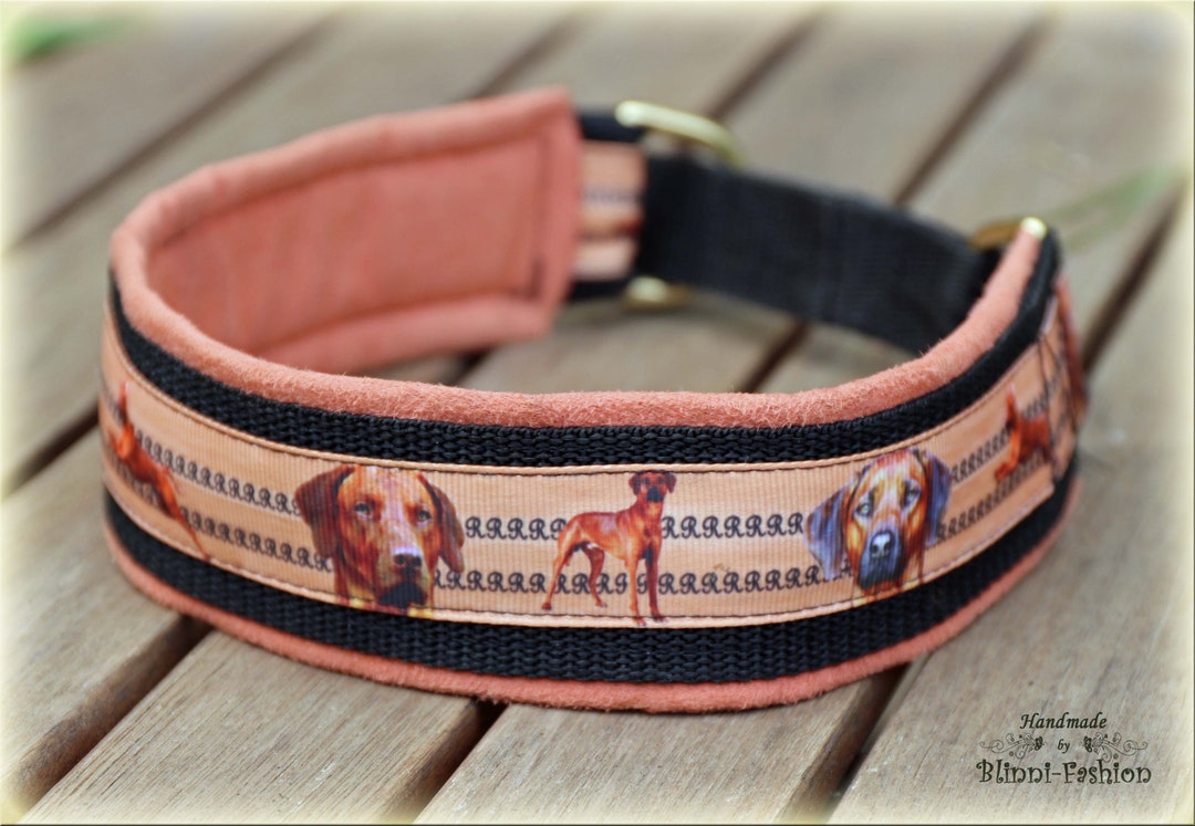 Dog Collar RHODESIAN RIDGEBACK, Martingale, Light Brown or Grey - Etsy