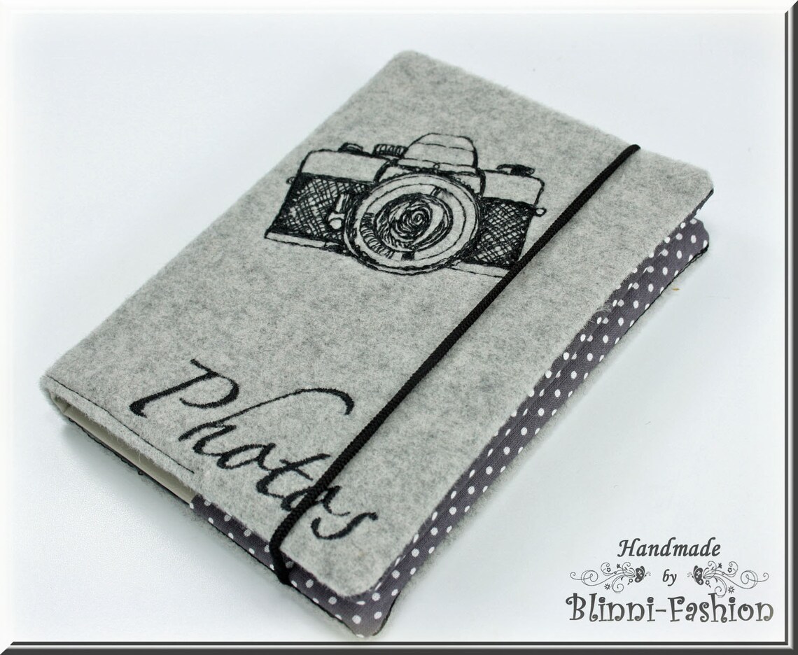 Photo Album With Embroidered Camera for 24 Pictures Light - Etsy