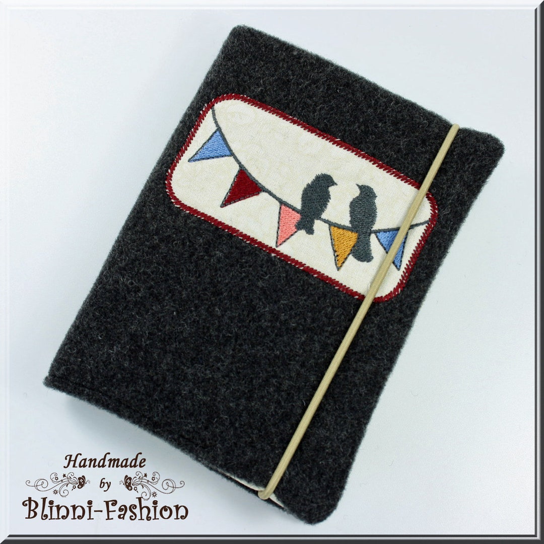 Notebook - BIRDS on BUNTING BANNER - Notebook Cover, 2 Sizes, Diary ...