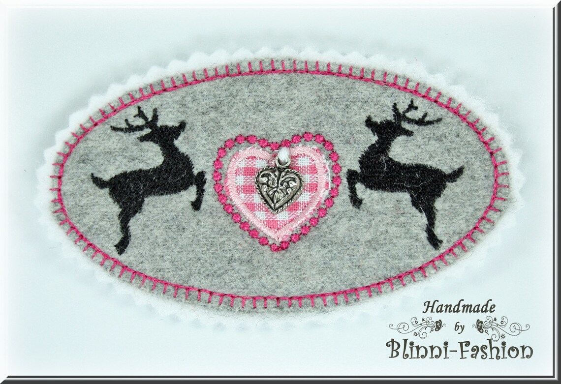 Deer Medallion Patch Applikation Oktoberfest Choose | Etsy