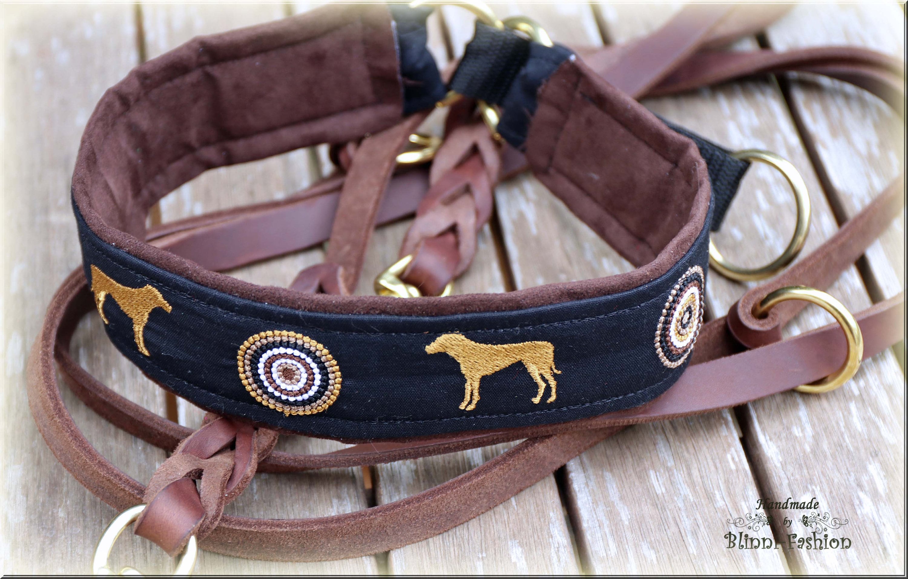 Dog Collar rhodesian Ridgeback Embroidered With 2 - Etsy