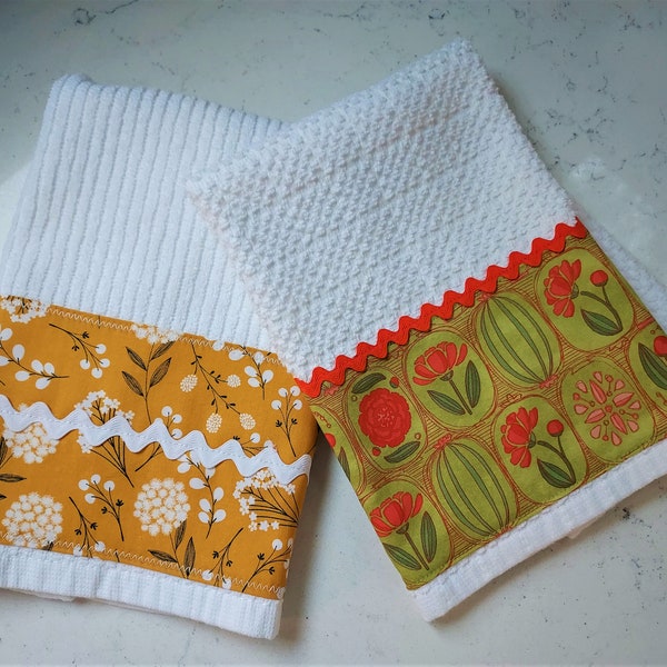 Floral Kitchen Towel - Etsy