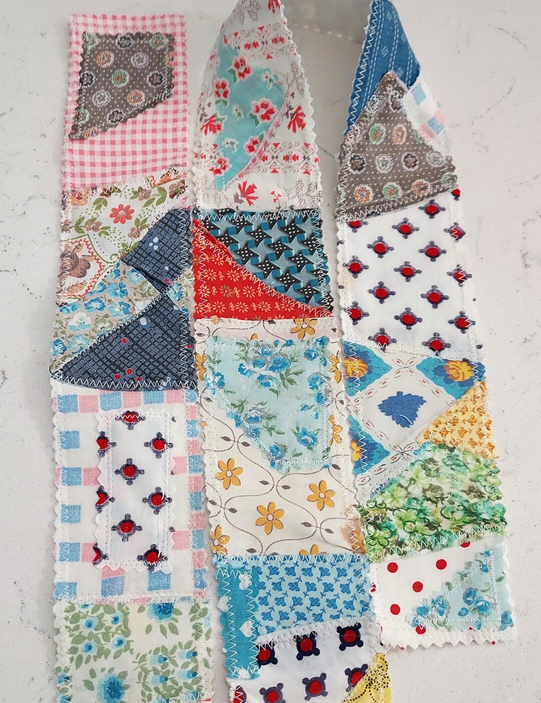Vintage Fabrics Snippet Roll, Depression Era Fabric Scraps, 1930's ...
