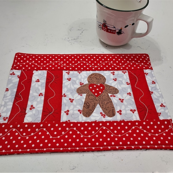 Christmas Mug Rug - Etsy